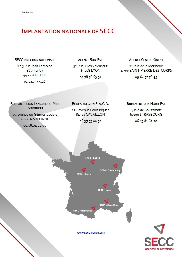 SECC - Le bureau d'études techniques spécialiste de l'enveloppe du bâtiment